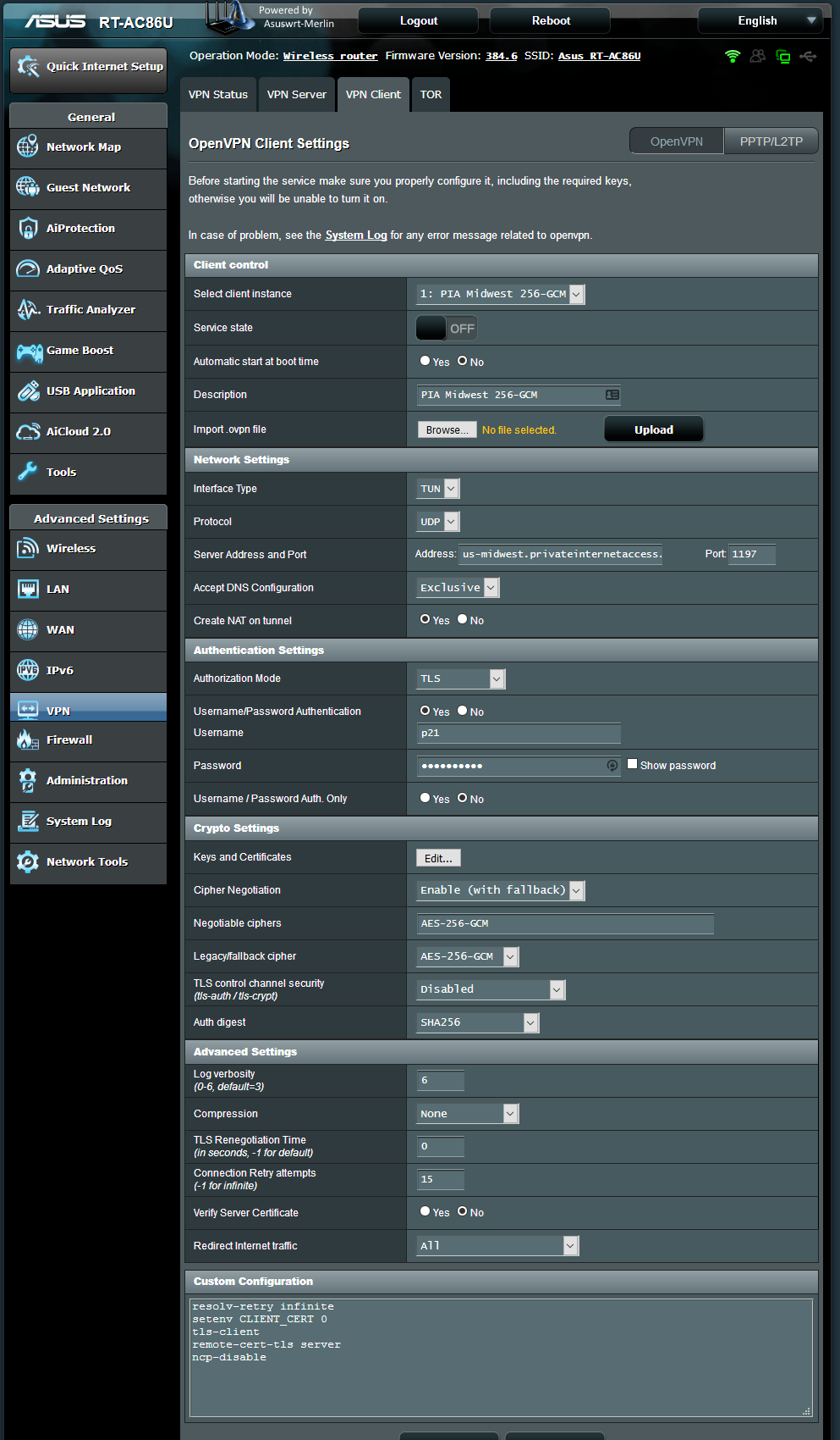 Exploring Setting Up WiFi Network Settings On Merlin Router - Photo ...