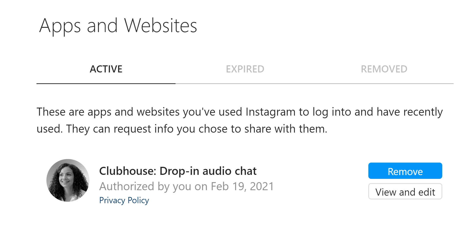 Clubhouse users are teaching each other how to stay private from Instagram